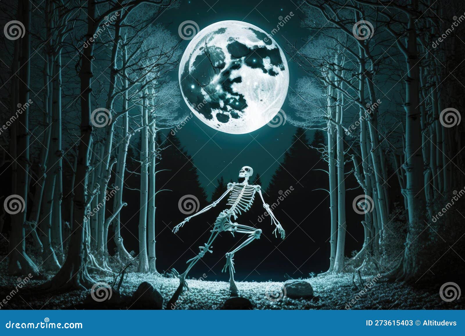 Two Hideous Skeleton Face Grimace Holding Death Book Cartoon Vector ...