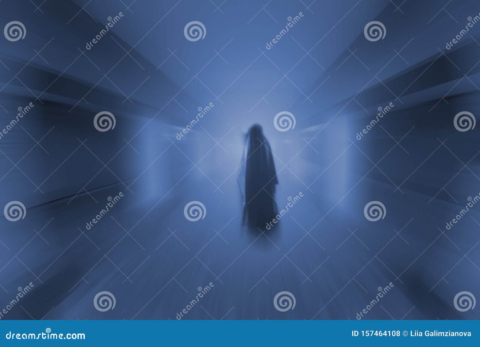 Ghost in Some Mysterious Place Stock Photo - Image of alive ...