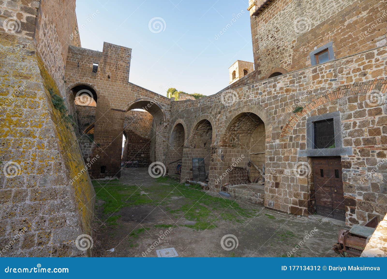 Ghost Town of Celleno in Lazio in Italy Stock Photo - Image of celleno ...
