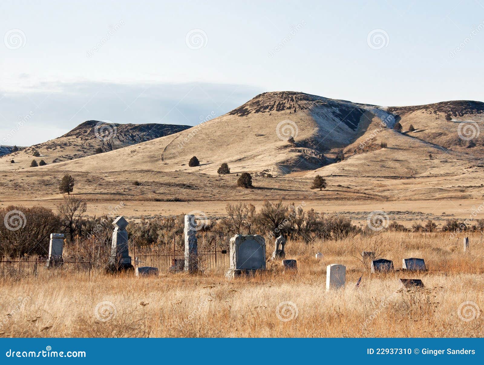 Ghost Town Cemetery stock photo. Image of death, memorial - 22937310