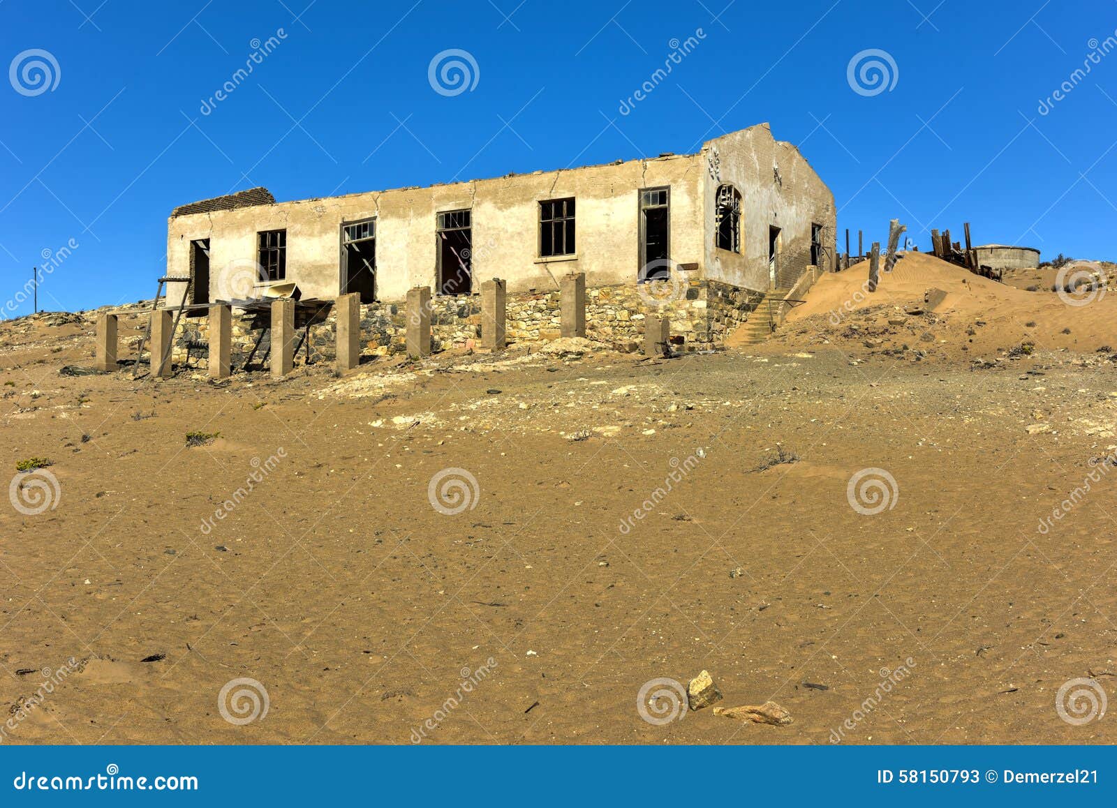 Ghost Town Kolmanskop, Namibia Stock Image - Image of house, color ...