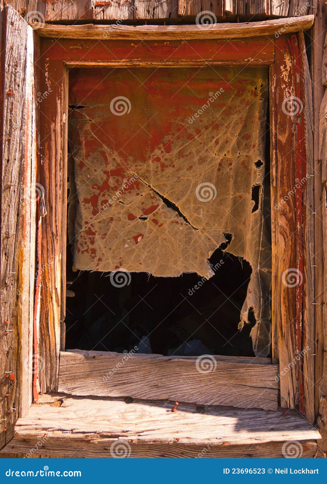 Ghost Town Window Frame stock image. Image of houses - 23696523