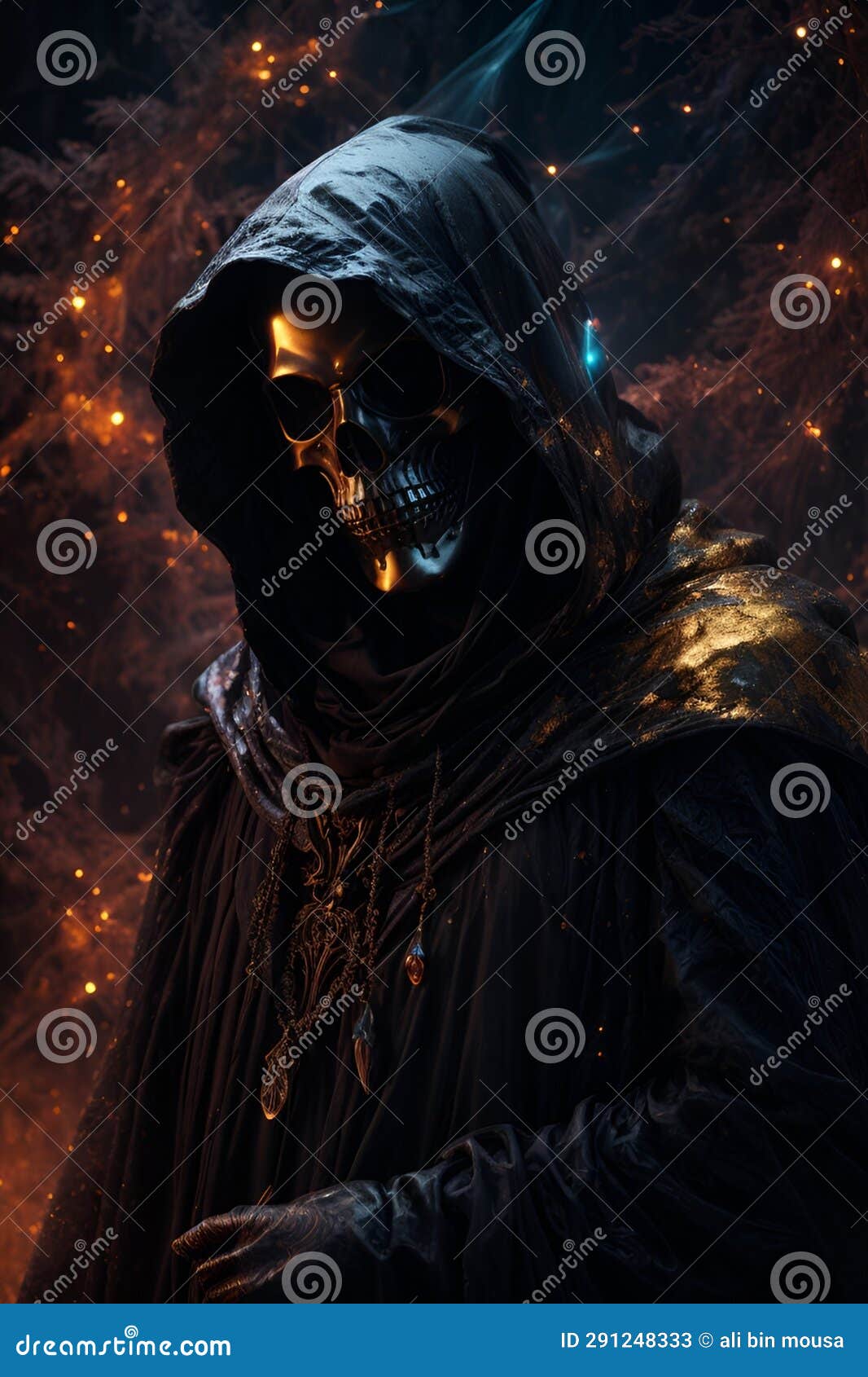 Ghost Wearing a Mask ?Masked Man Stock Illustration - Illustration of ...