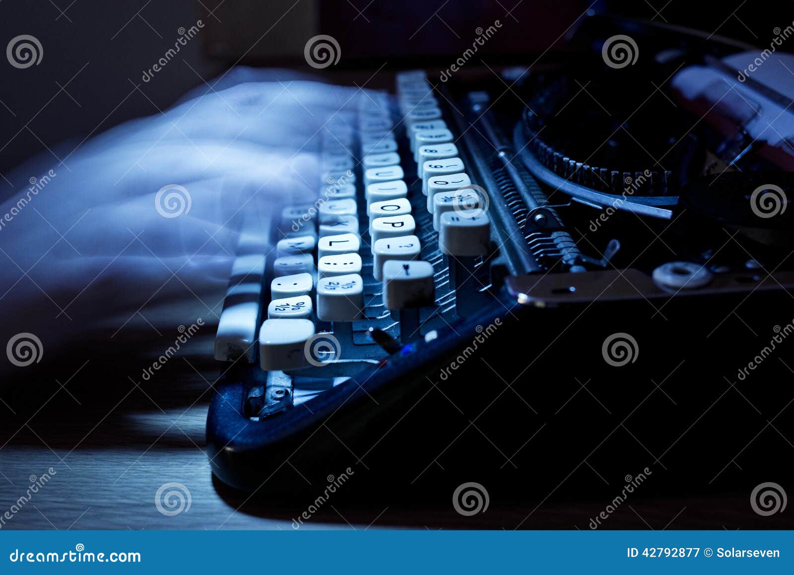 Ghost Writing Old Typewriter Stock Image - Image of retro, clerk: 42792877