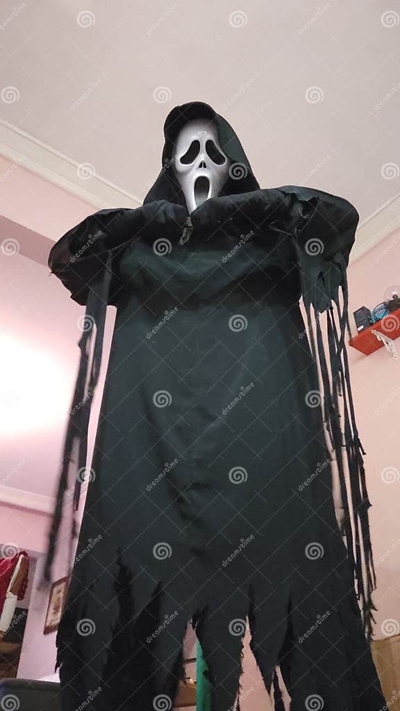 Ghostface is Looking Down at You Stock Image - Image of scream, scary ...