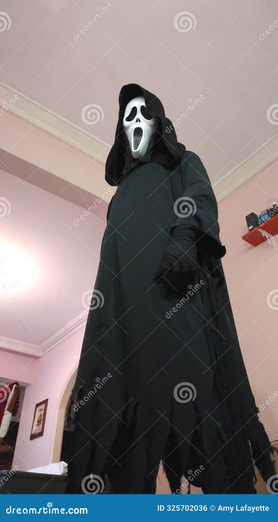 Ghostface is Looking Down at You Stock Photo - Image of viewer ...