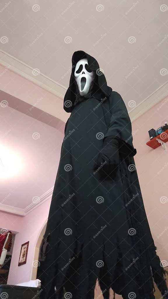 Ghostface is Looking Down at You Stock Photo - Image of viewer ...
