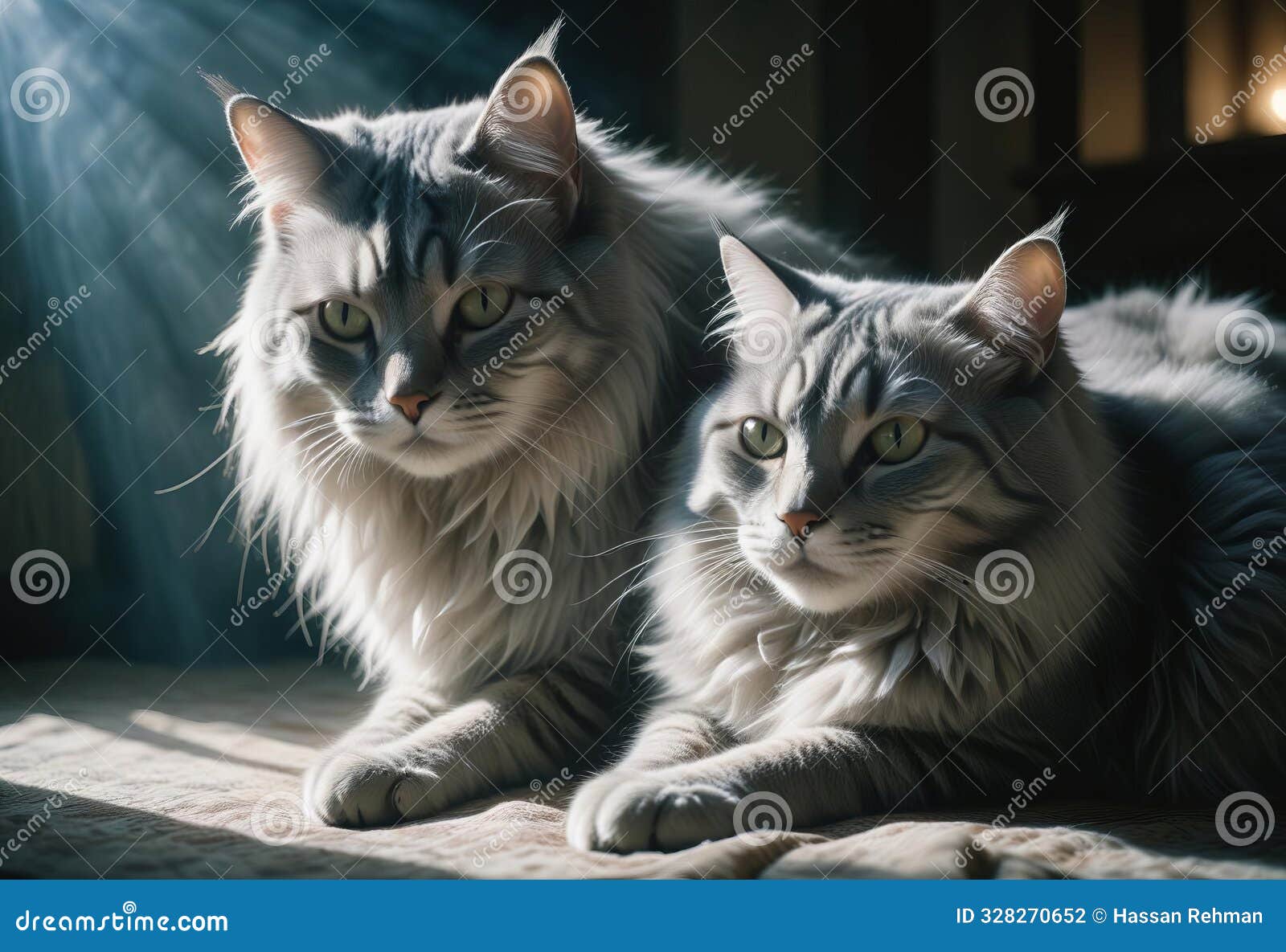 A Ghostly Cat, Worn and Spectral Stock Illustration - Illustration of ...