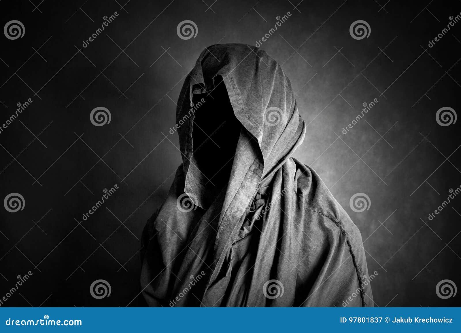 Ghostly figure in the dark stock image. Image of omen - 97801837