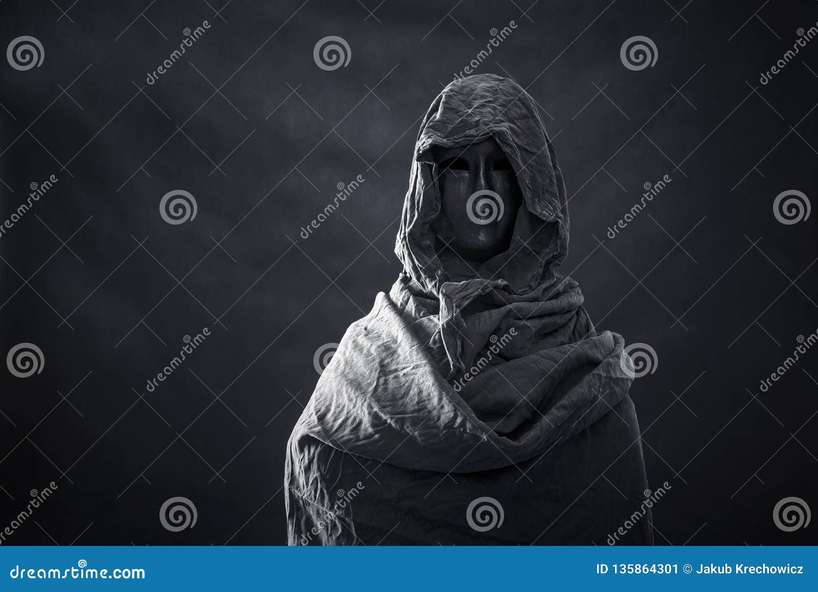 Ghostly figure in the dark stock image. Image of creepy - 135864301