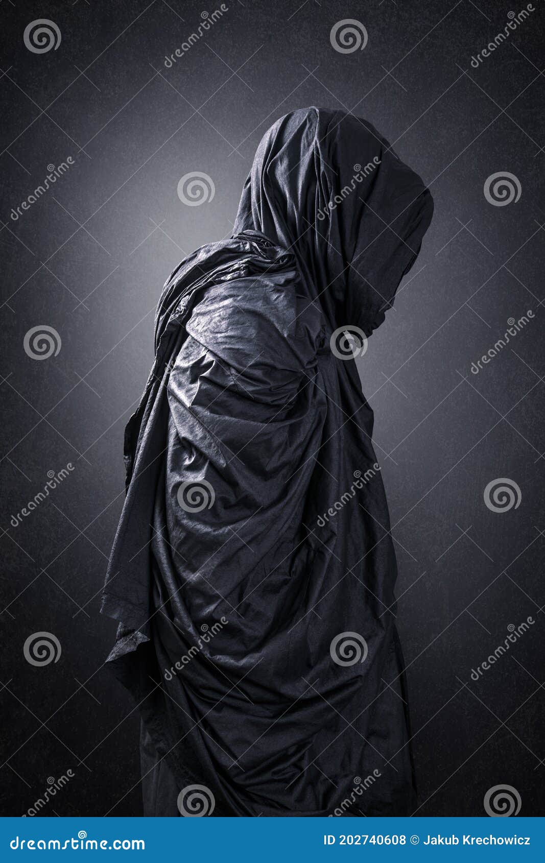 Ghostly figure in the dark stock photo. Image of haunted - 202740608