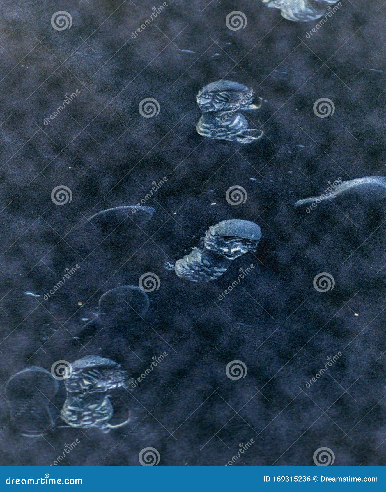 Ghostly Footsteps in Dark Places of My Mind Stock Photo - Image of ...