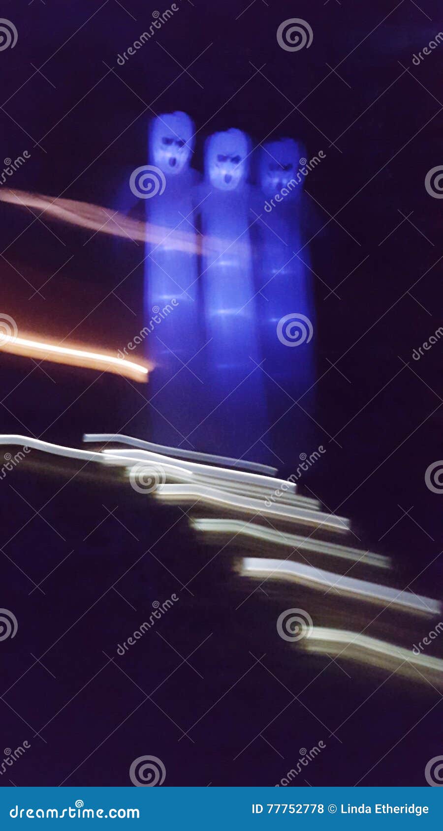 Ghostly Trio stock photo. Image of trio, vertical, spooks - 77752778