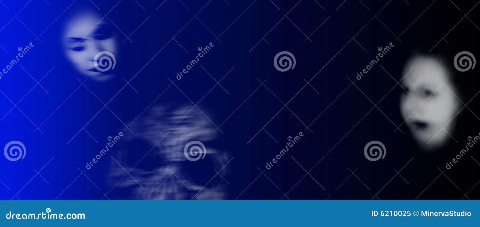 Ghosts banner stock illustration. Illustration of header - 6210025