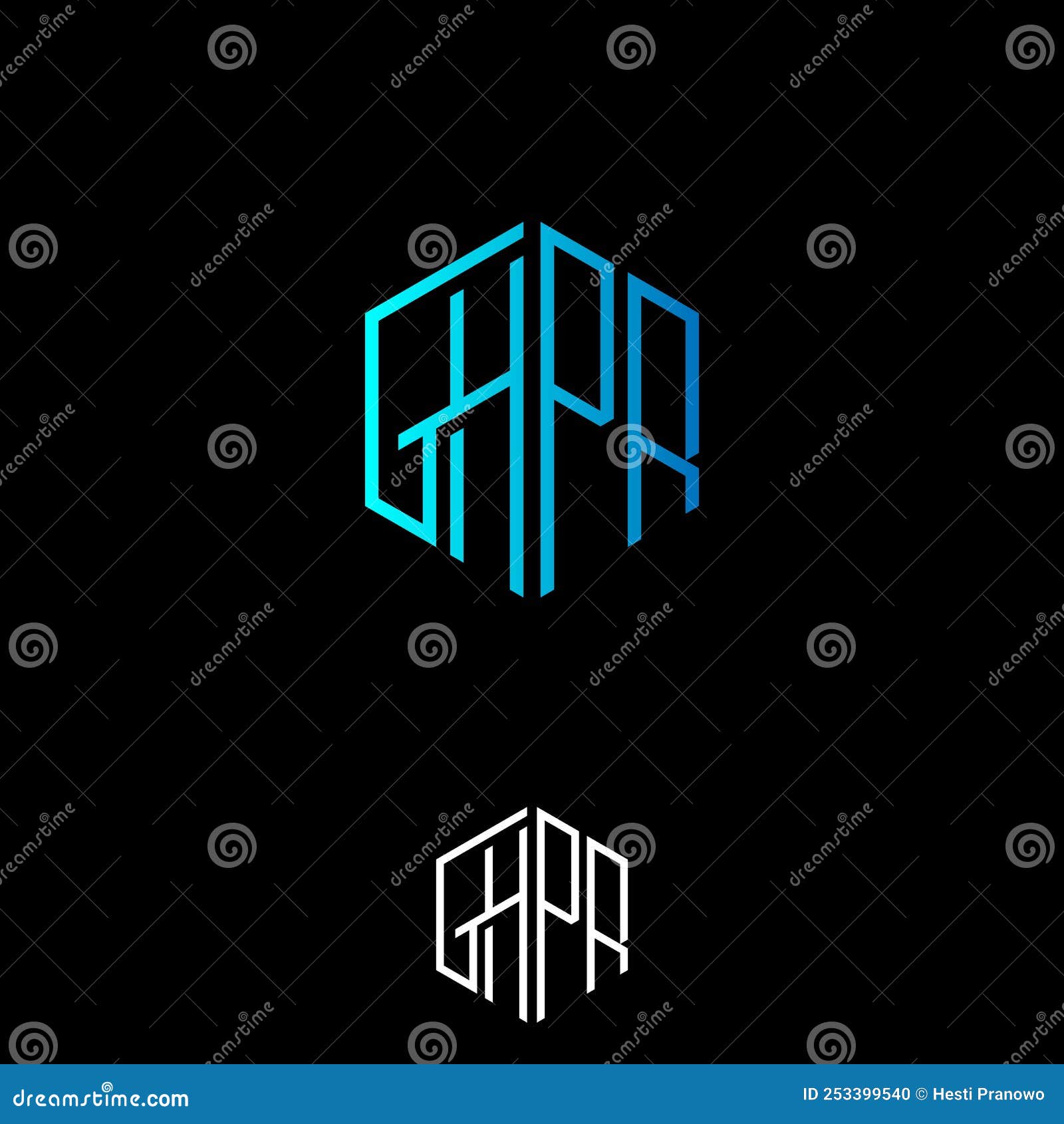 GHPR Logo Initial Letter Design Template Vector Design Symbol Stock ...
