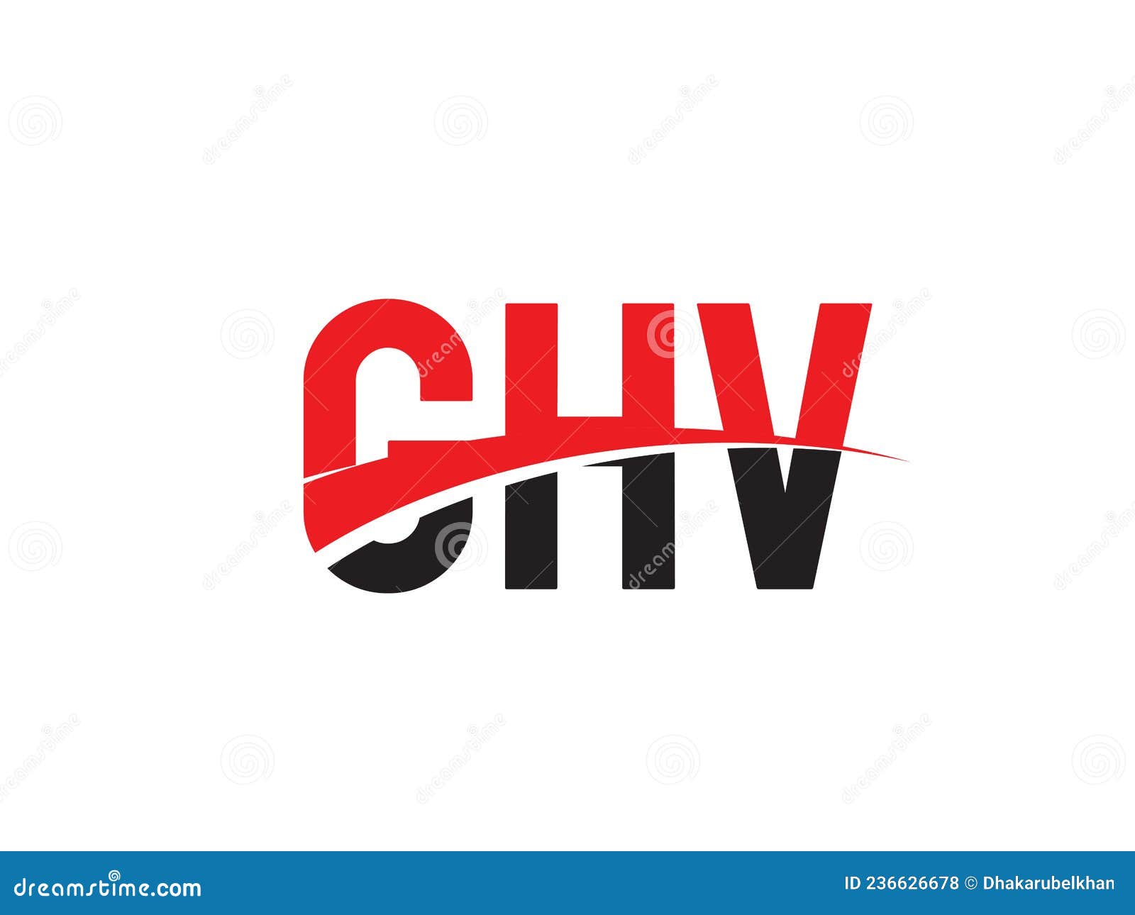 GHV Letter Initial Logo Design Vector Illustration Stock Vector ...