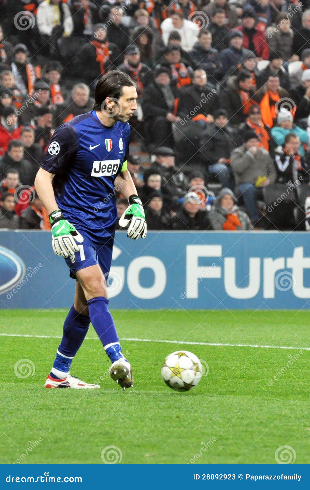 Gianluigi Buffon with the Ball Editorial Stock Photo - Image of goal ...