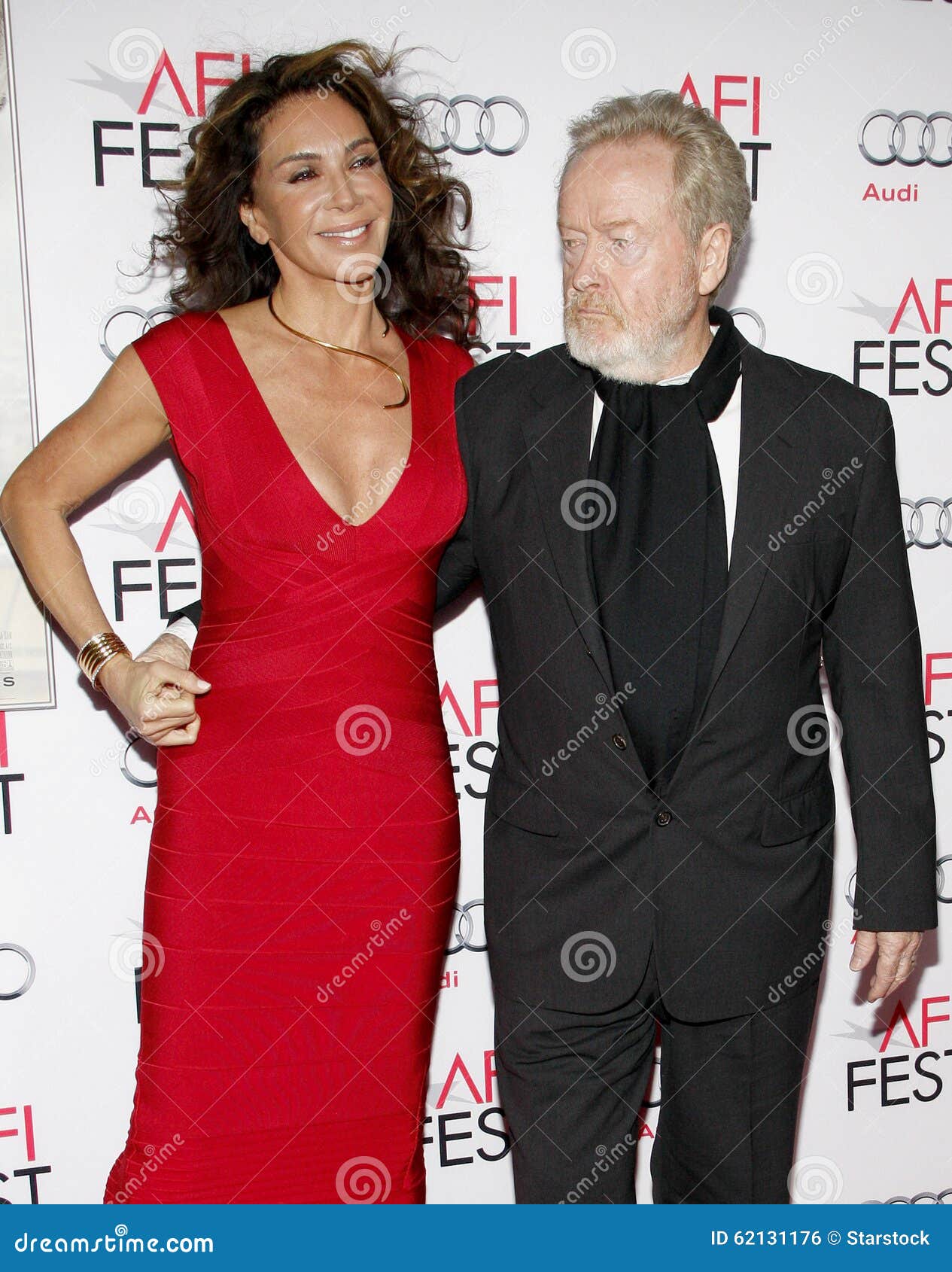 Ridley Scott And Giannina Facio Ridley Scott And Giannina Facio