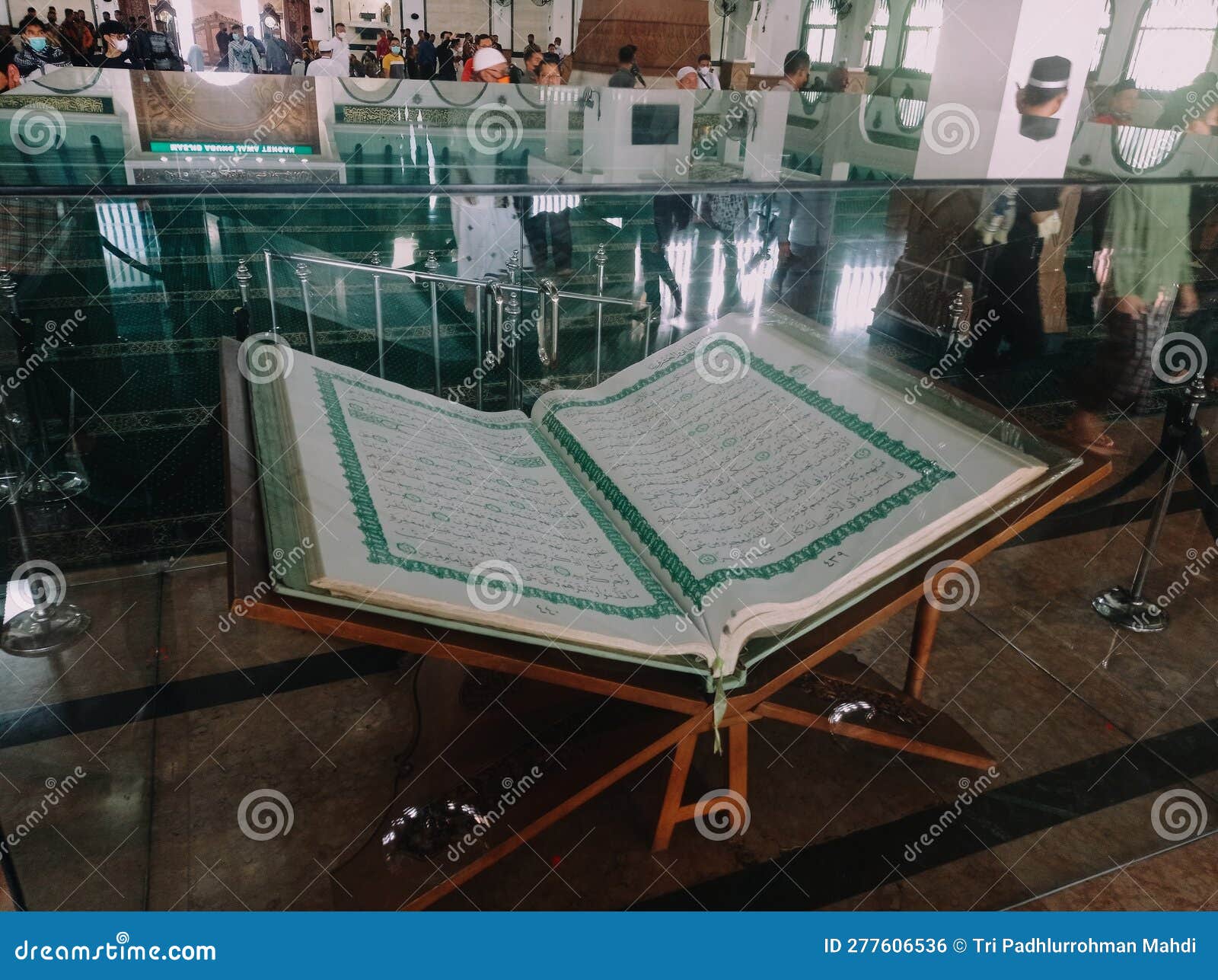 The Giant Al-Quran in the Great Mosque of Central Java Editorial Photo ...