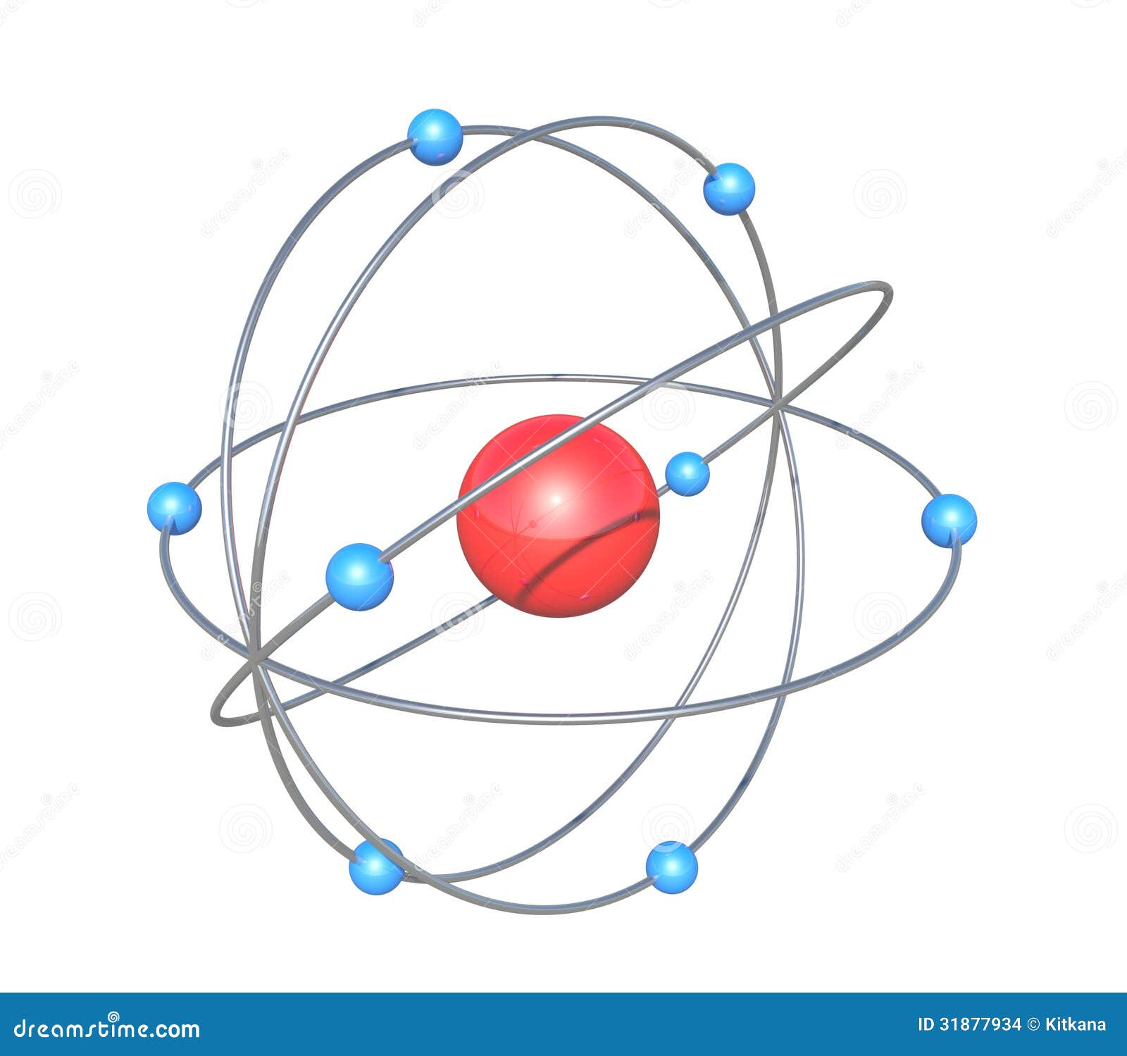 Atom As A Particle And Wave. Vector Illustration | CartoonDealer.com ...