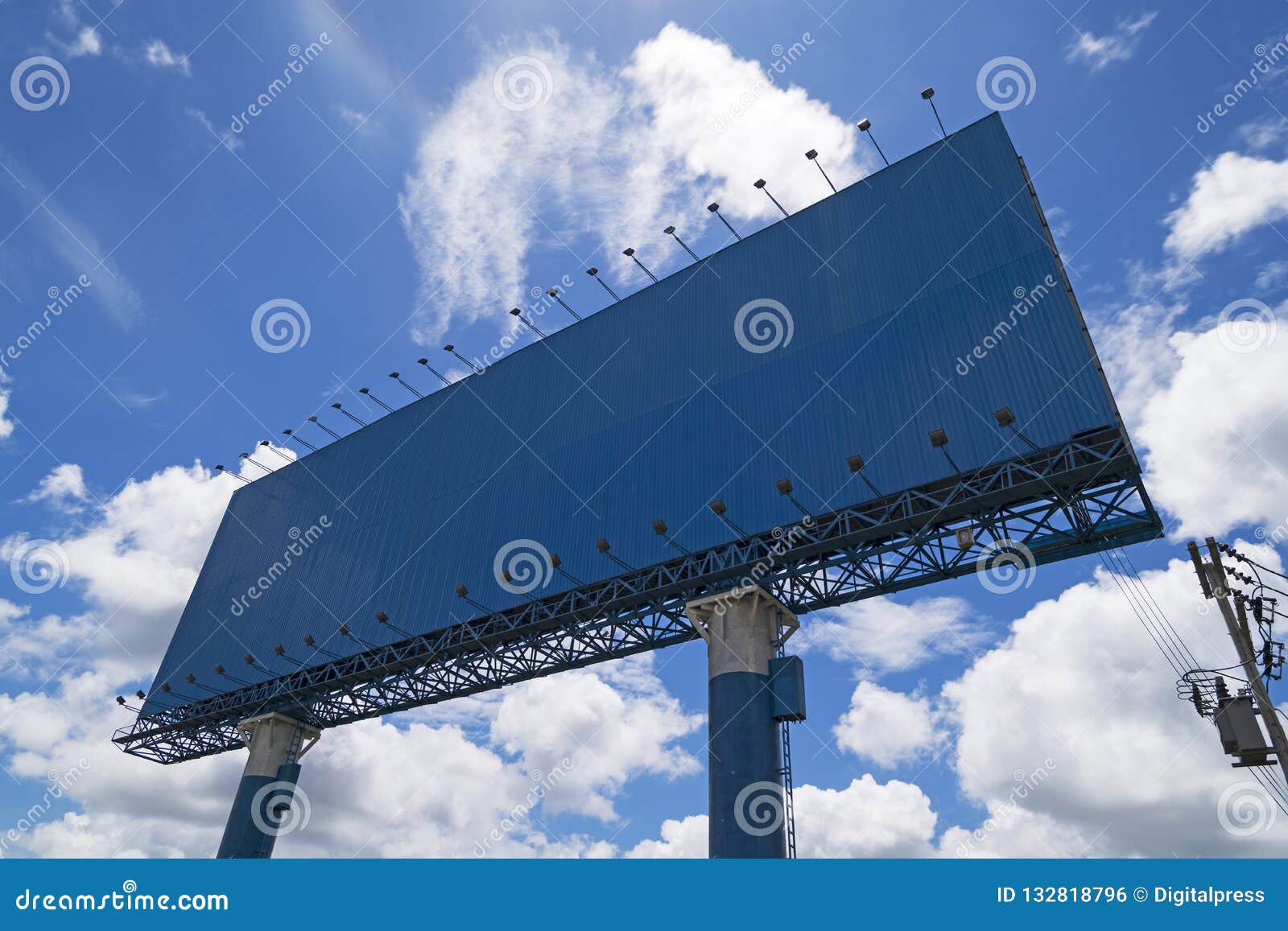 Giant Billboard for Edit stock photo. Image of advertisement - 132818796