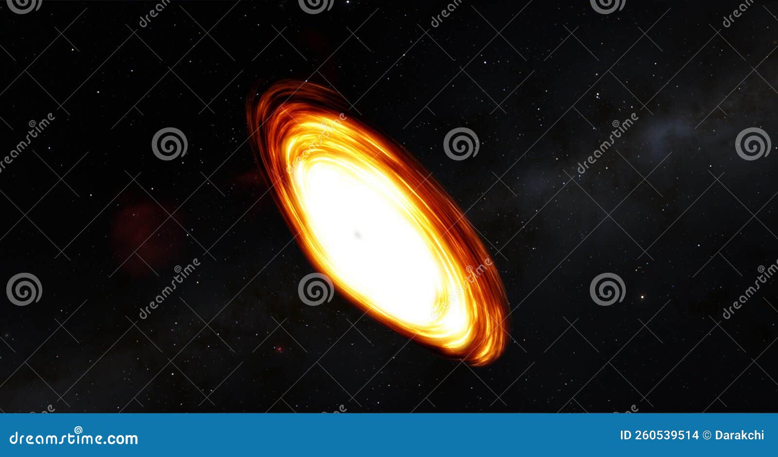 Giant Black Hole with Burning Vortex Shape in the Deep Space 3d ...