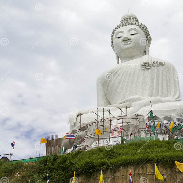 Giant Budda Statue in Phuket Stock Photo - Image of buddhism, patong ...