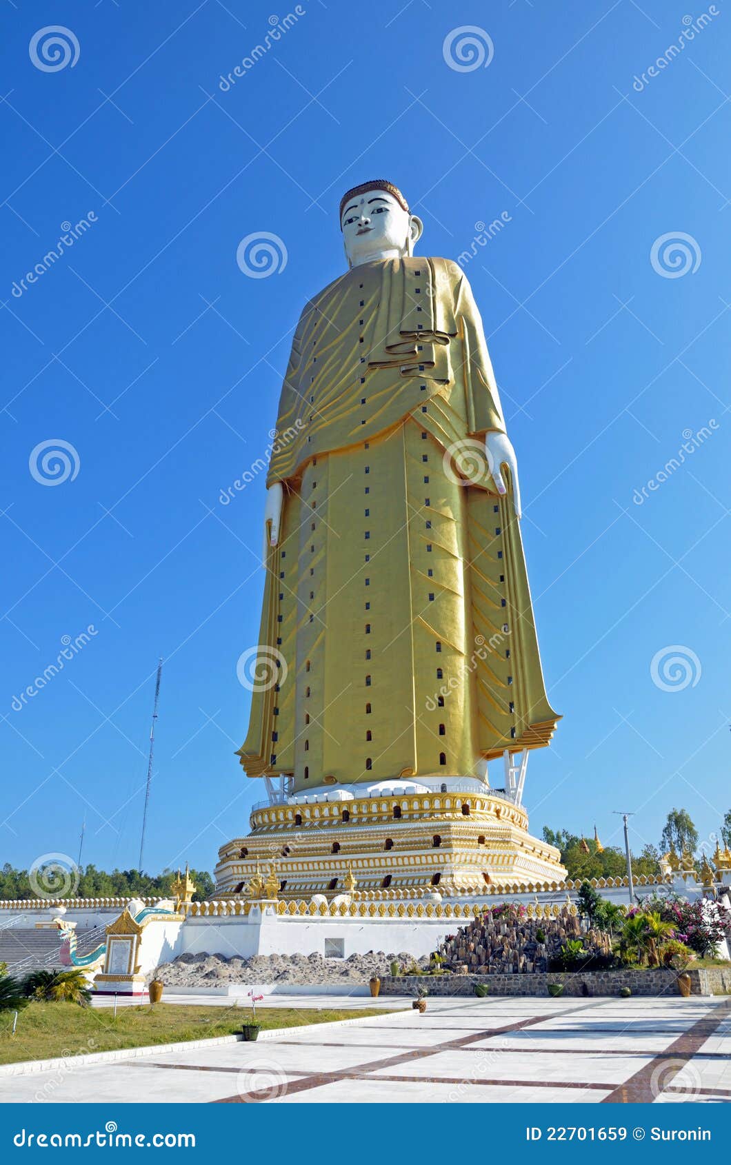 Giant Buddha statue stock image. Image of muni, kyun - 22701659