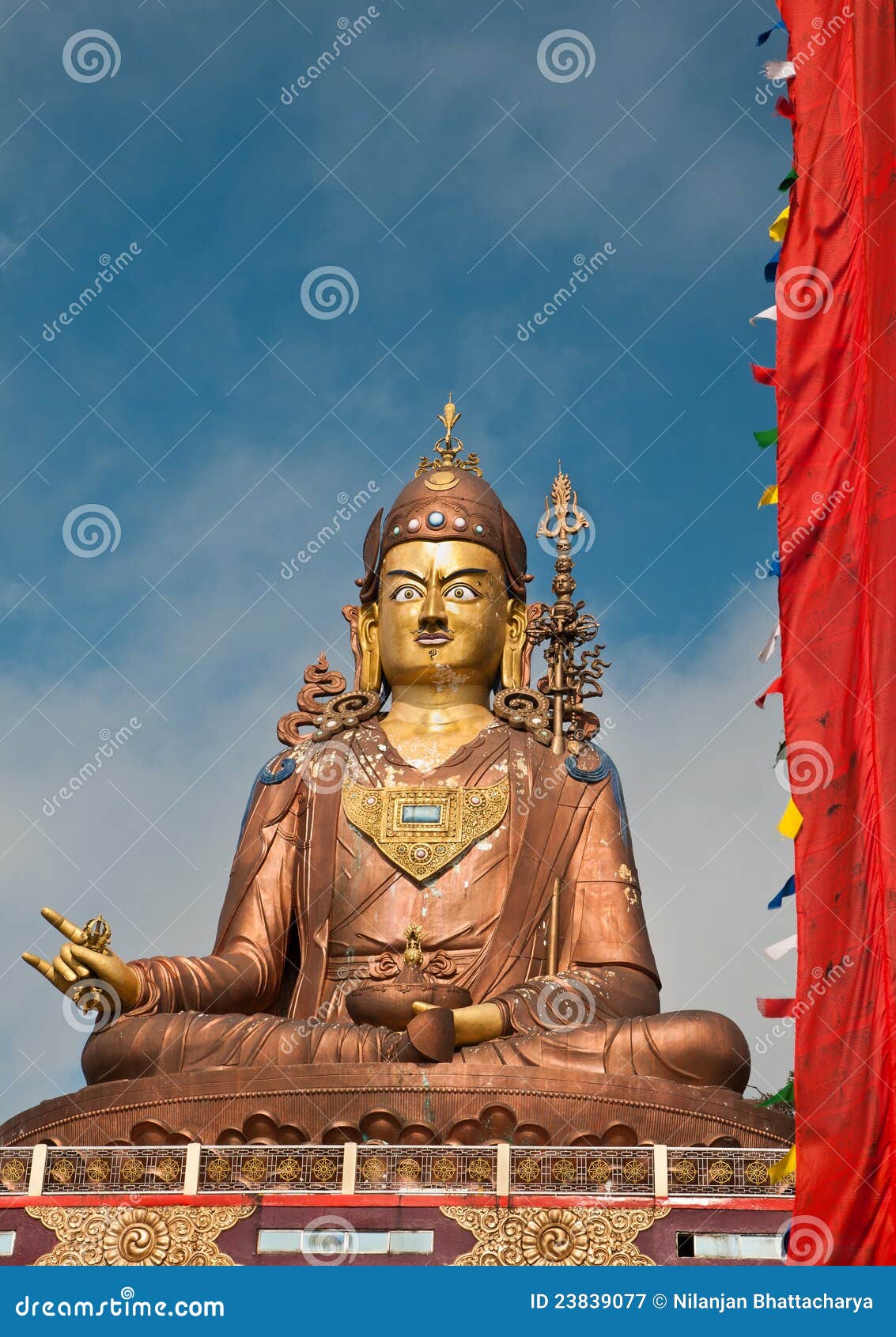 Massive Bronze Statue Buddha Sikkim India Stock Photos - Free & Royalty ...