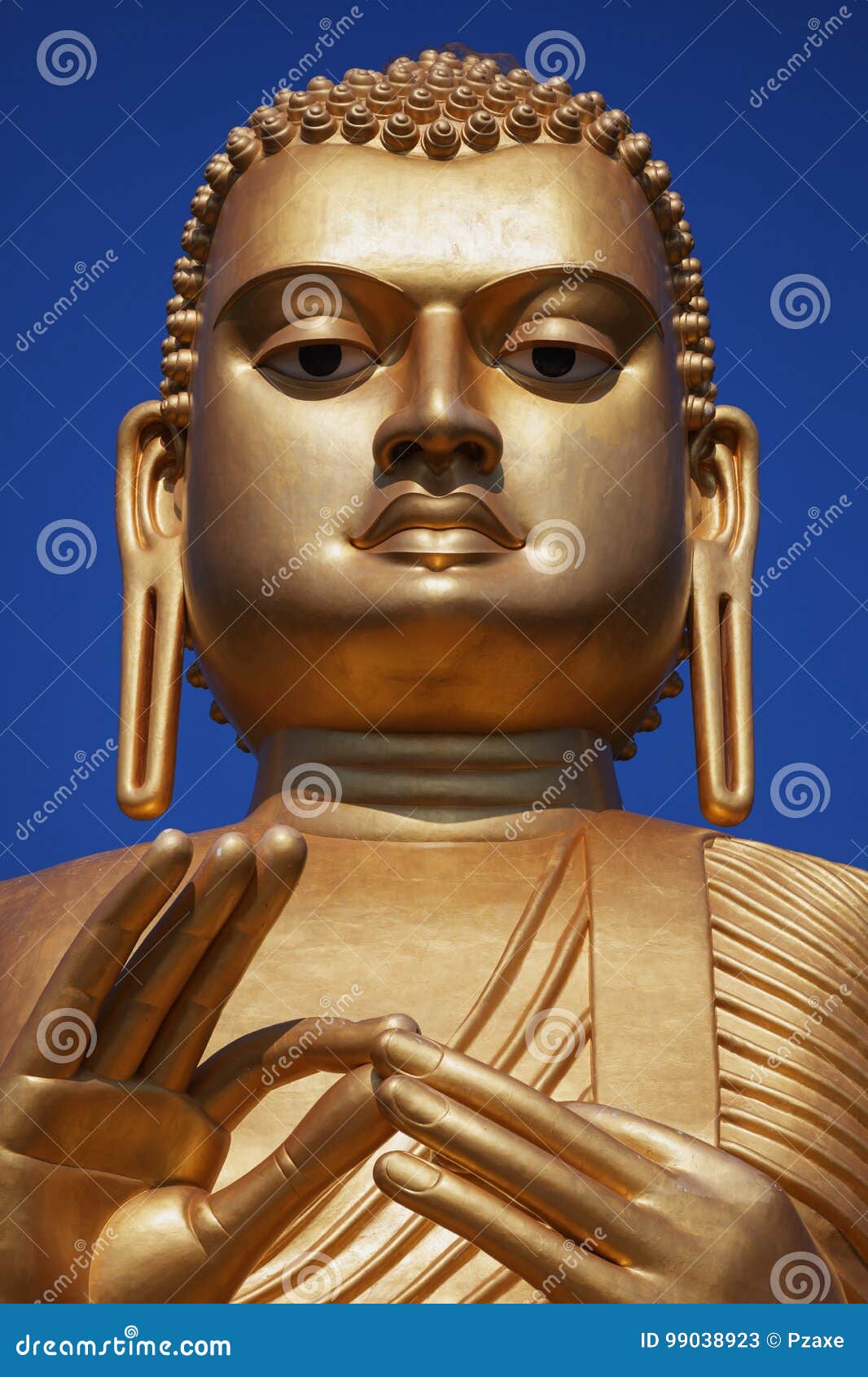 The Giant Buddha Statue in Dambulla Cave Temple Stock Image - Image of ...