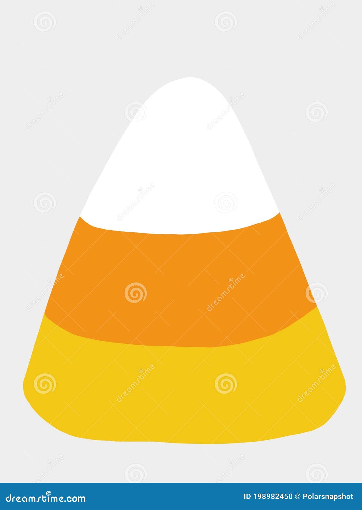 Giant candy corn stock illustration. Illustration of abstract - 198982450