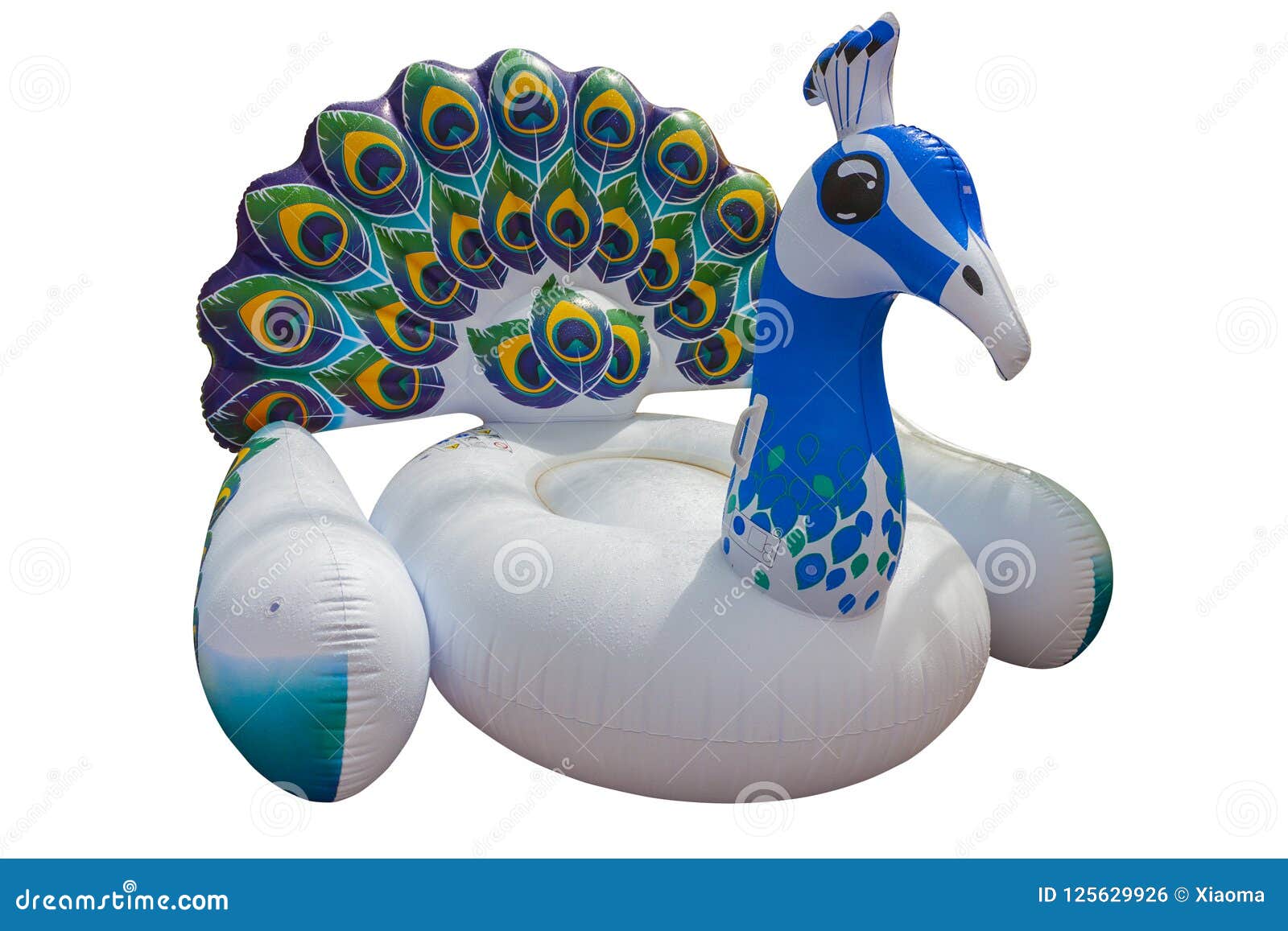 Giant Colorful Peacock Float. Inflatable Float Stock Photo - Image of ...