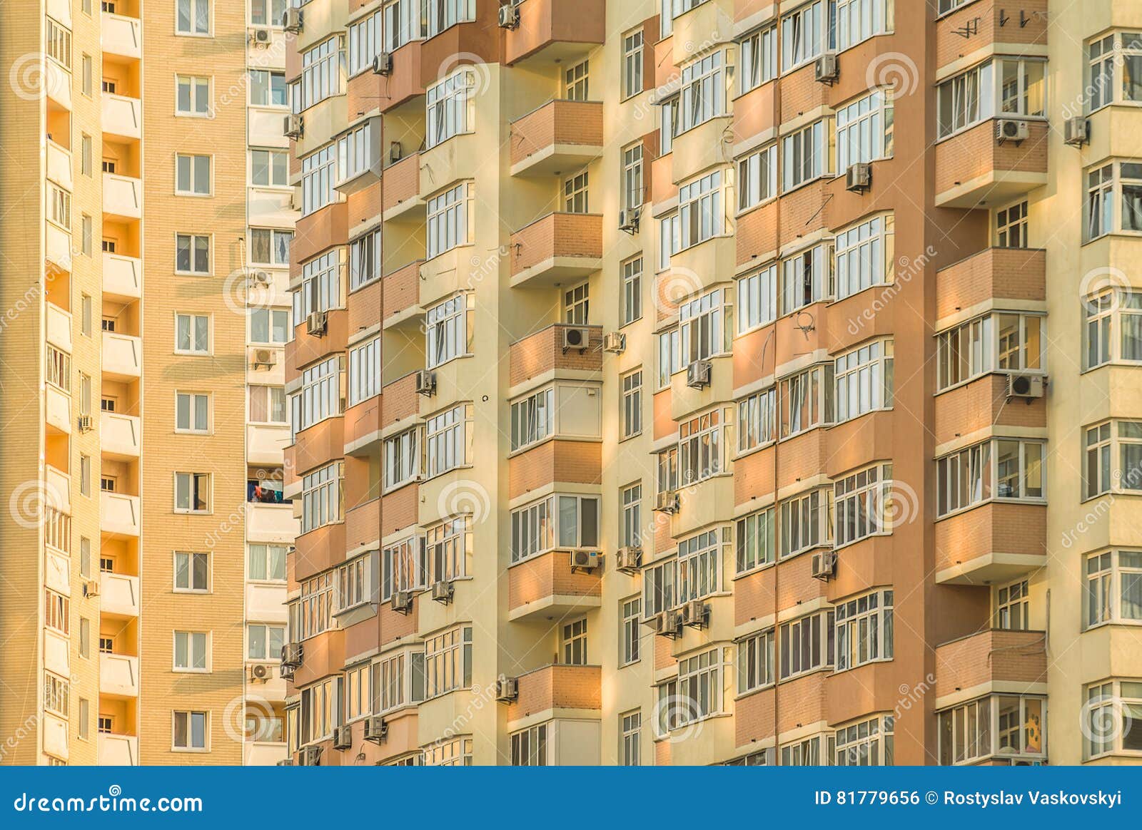 Giant concrete buildings stock photo. Image of block - 81779656
