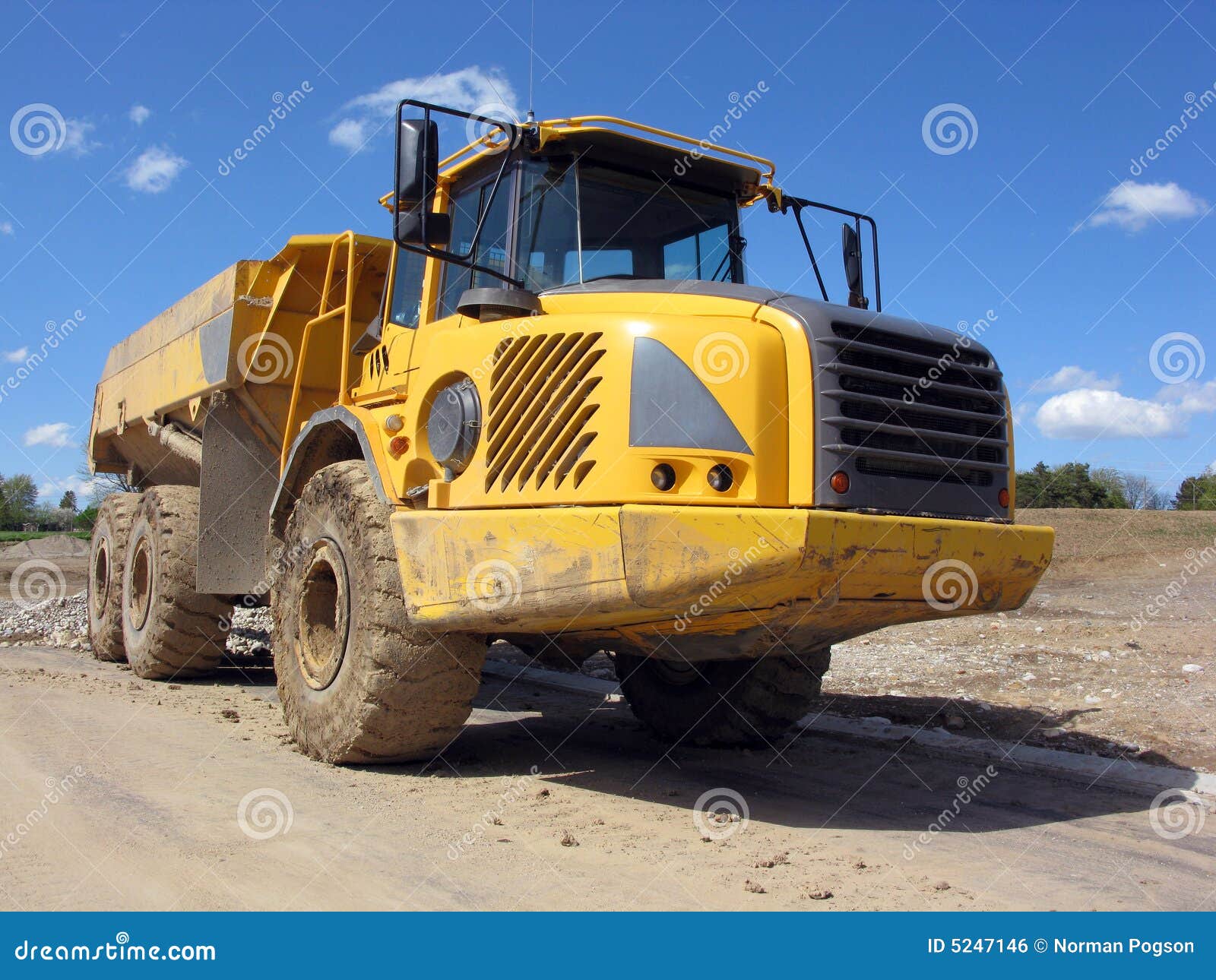 Giant Dump Truck stock photo. Image of pick, powerful - 5247146