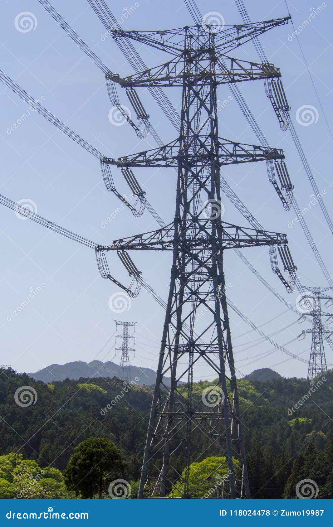 A massive electric pole stock photo. Image of view, architecture ...