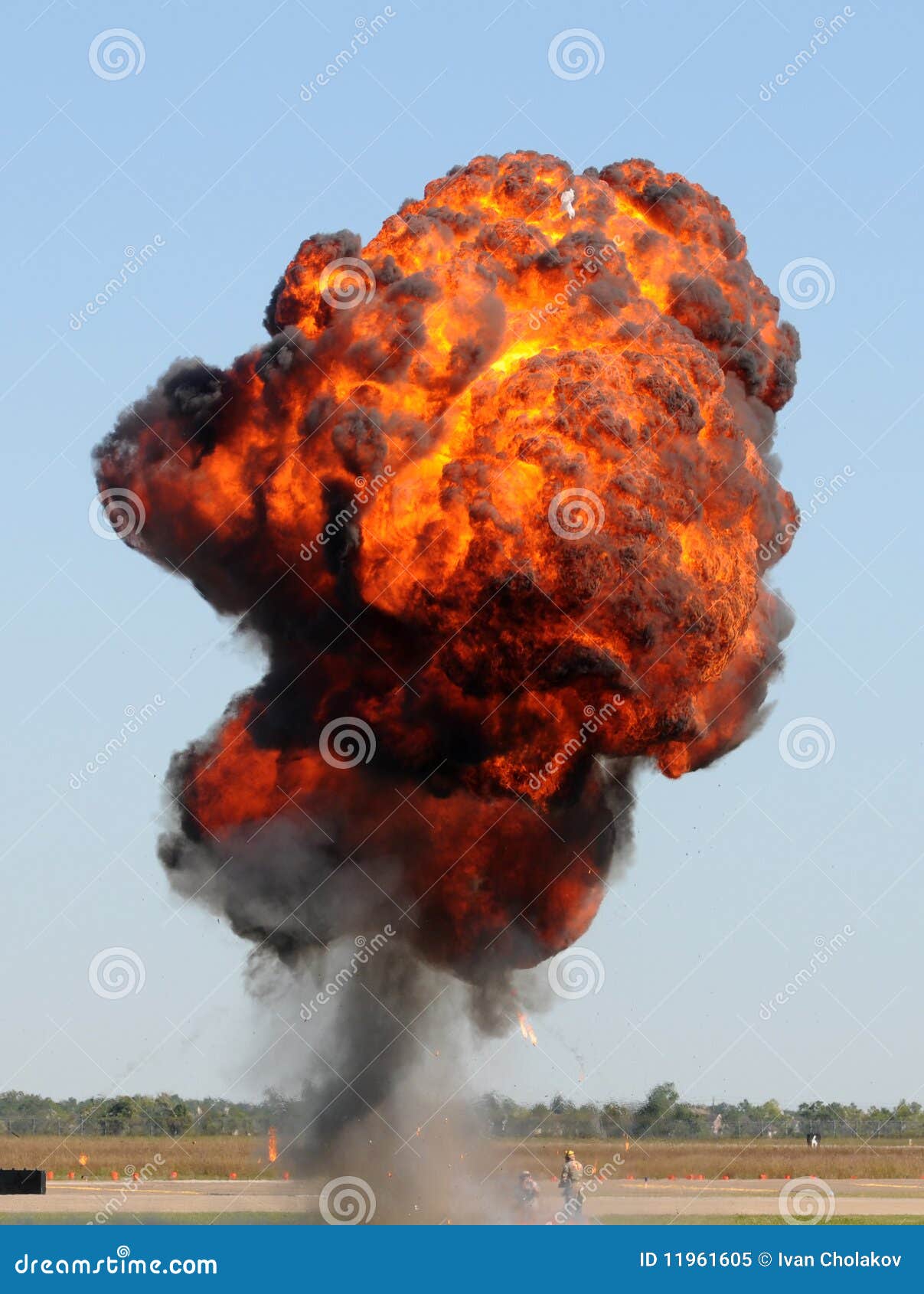 Giant explosion stock image. Image of fiery, burning - 11961605