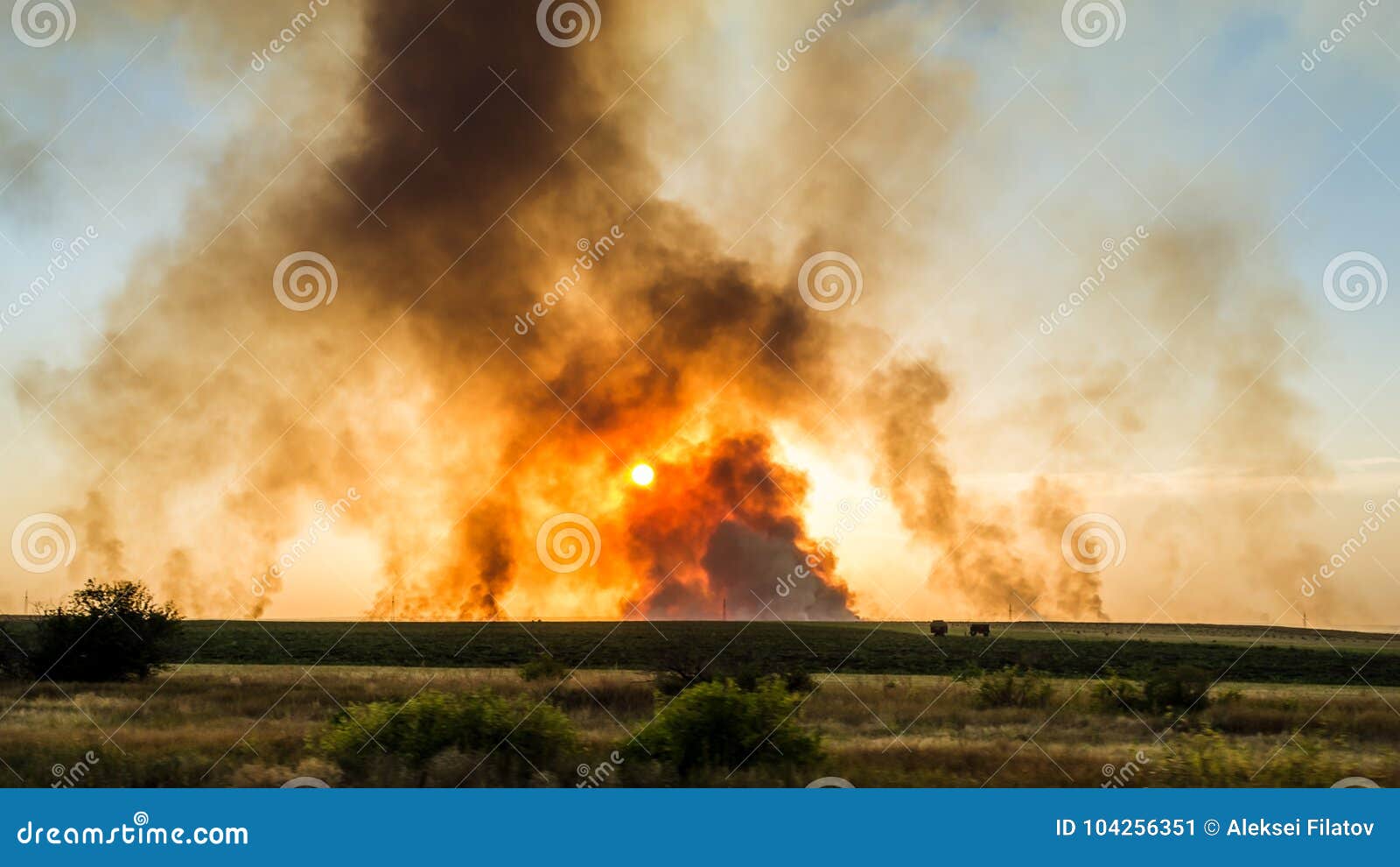 Giant Explosion Stock Image | CartoonDealer.com #2370643