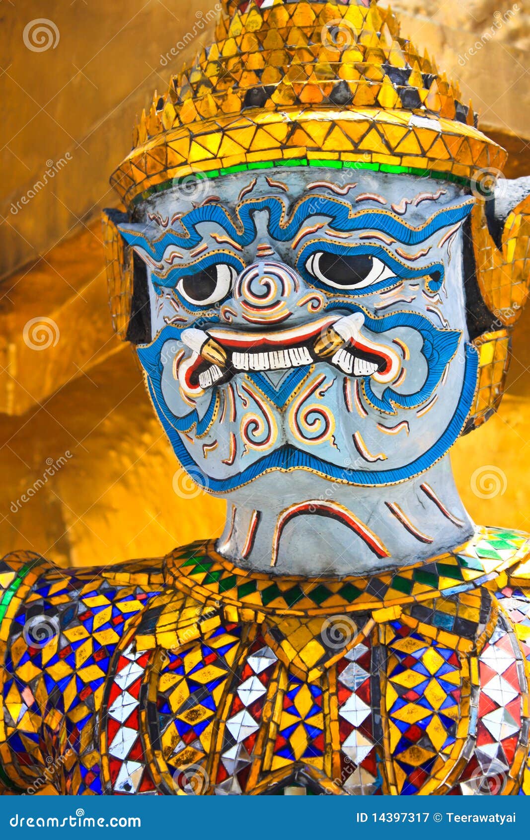 Giant Face Of Temple Gate Around Angkor Wat Temple Area Royalty-Free ...