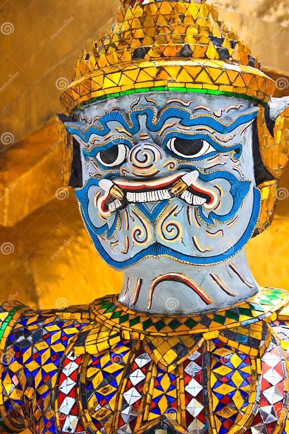 Giant Face stock image. Image of sculpture, face, asian - 14397317