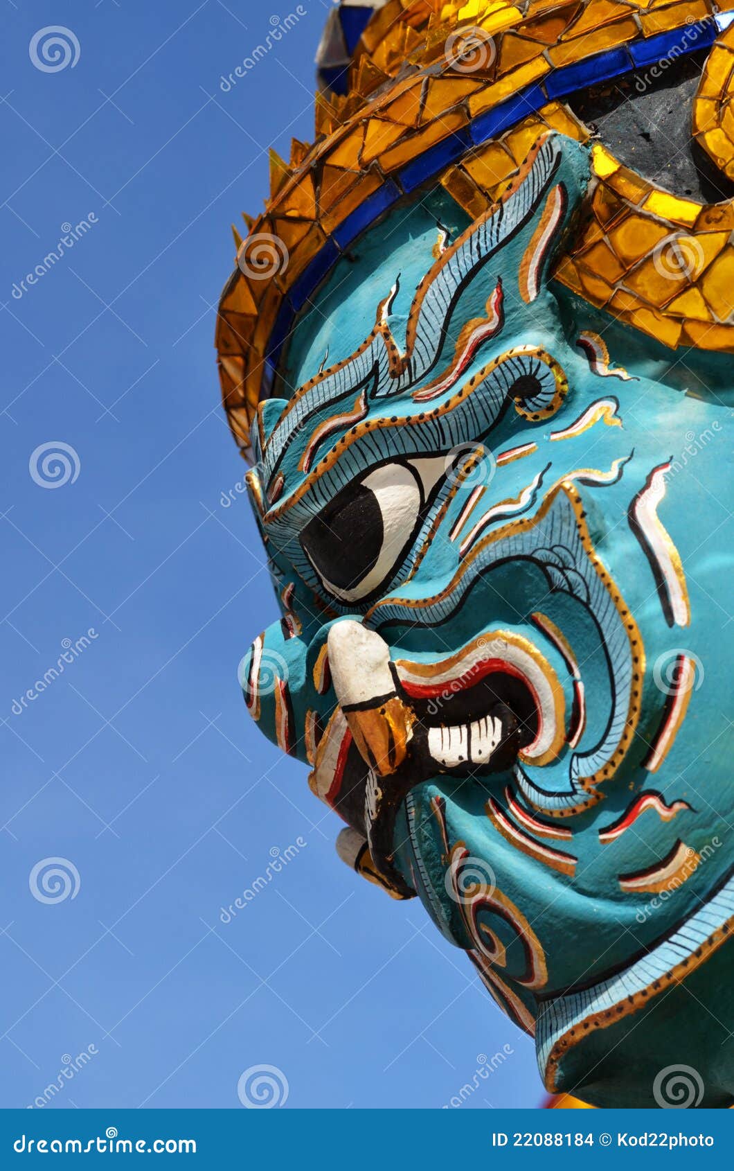 Giant face stock photo. Image of green, devil, detail - 22088184
