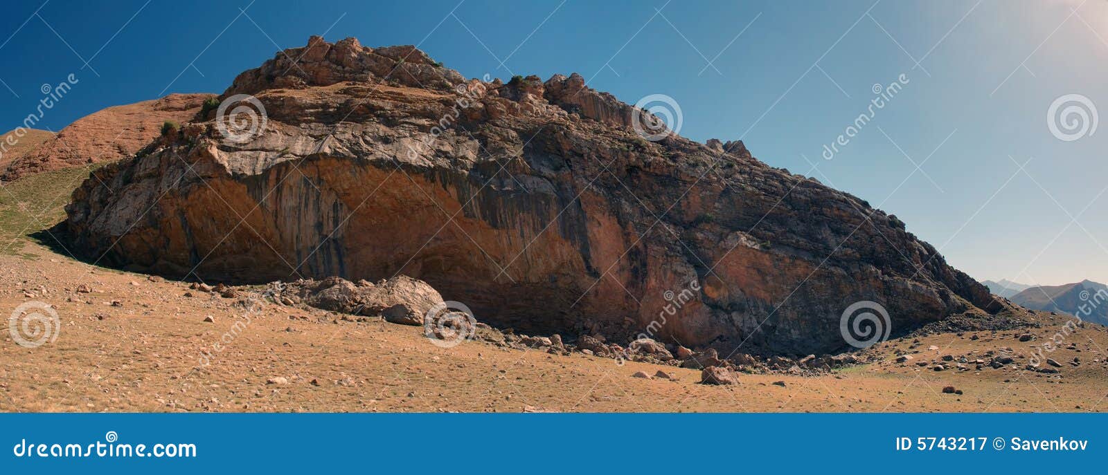 Giant fallen rock stock image. Image of daylight, yellow - 5743217