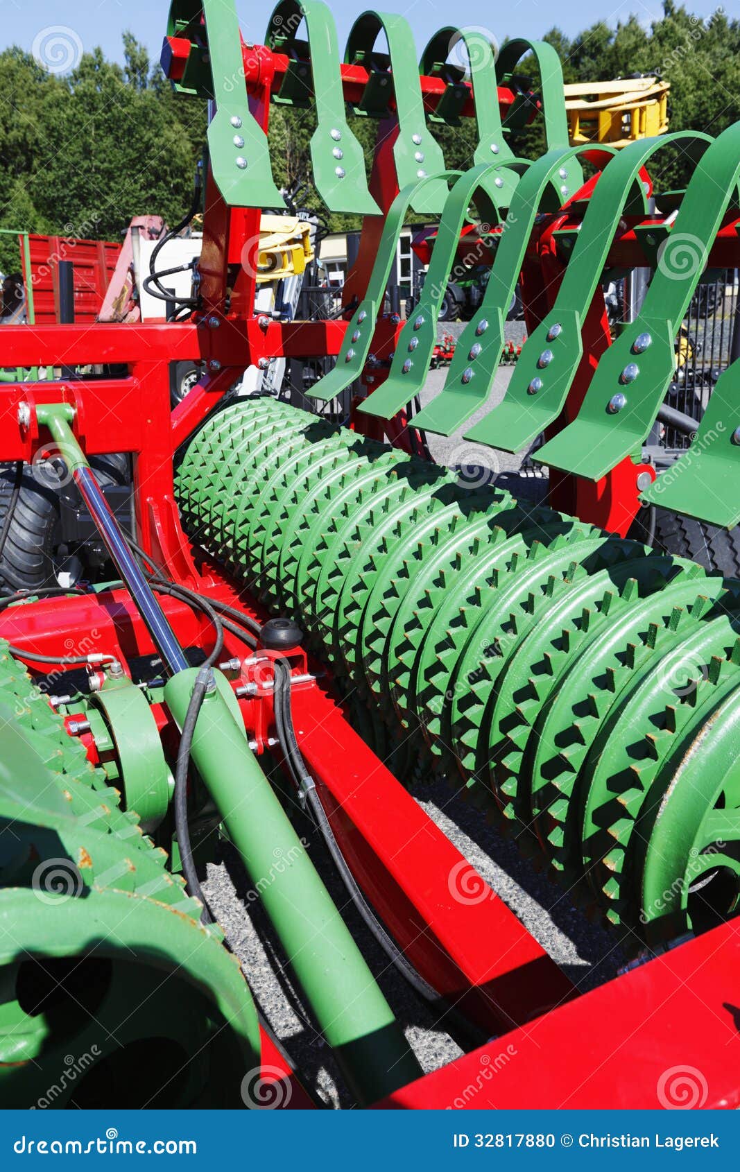 Giant farming plough stock photo. Image of transport - 32817880