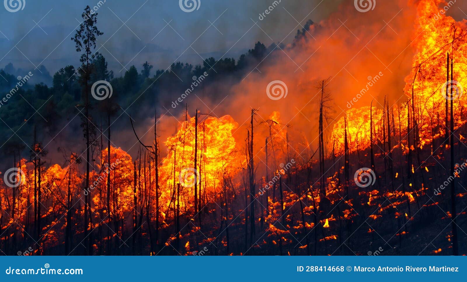 Giant Fire Stock Photography | CartoonDealer.com #78982136