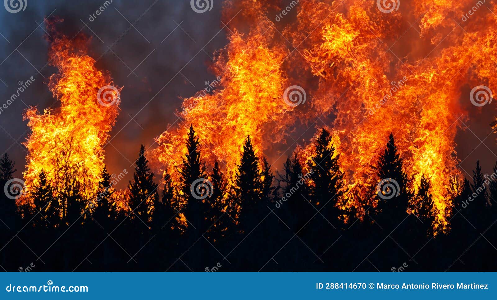Giant Fire Stock Photography | CartoonDealer.com #78982136