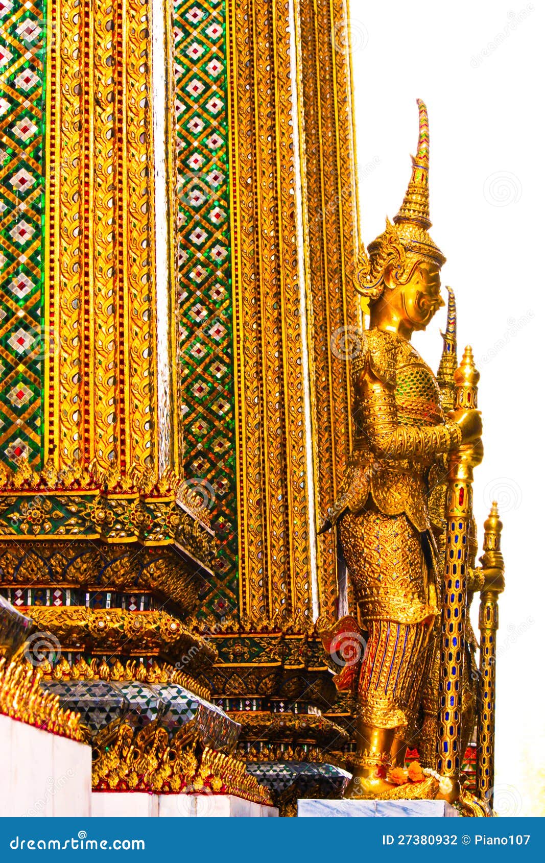 Giant at the gate stock photo. Image of yellow, wall - 27380932