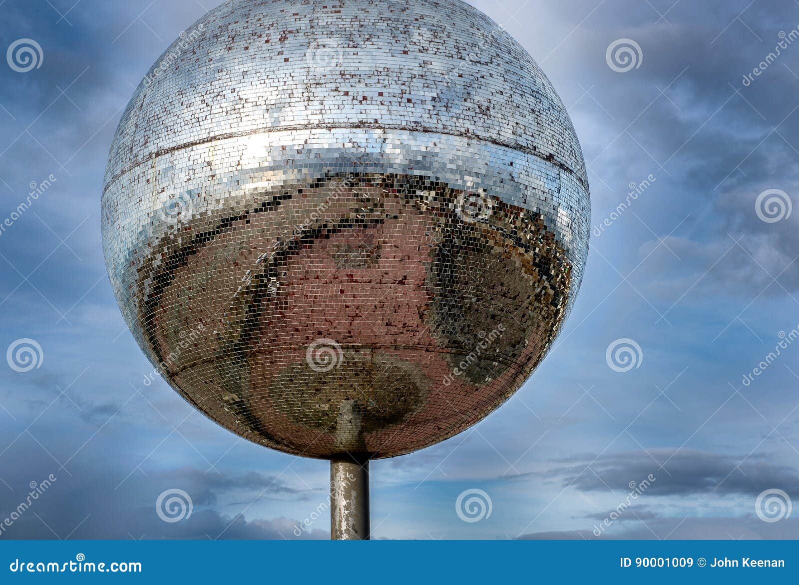 Giant glitter ball stock image. Image of amusement, ball - 90001009