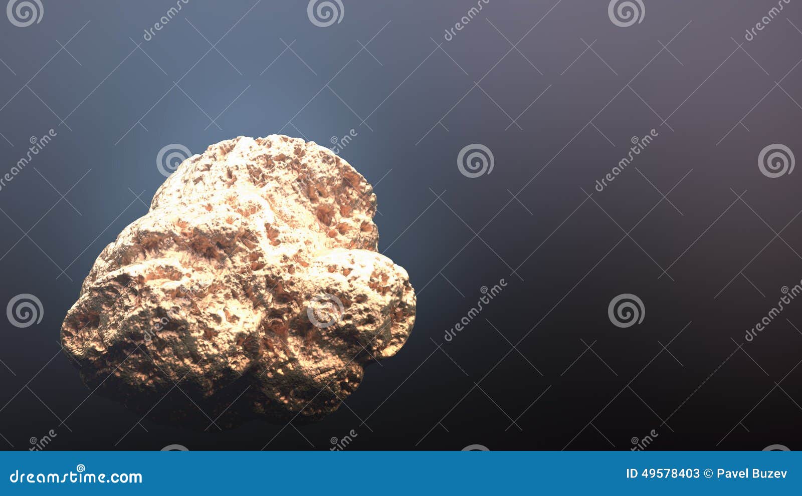 Giant gold nugget stock illustration. Illustration of expensive - 49578403