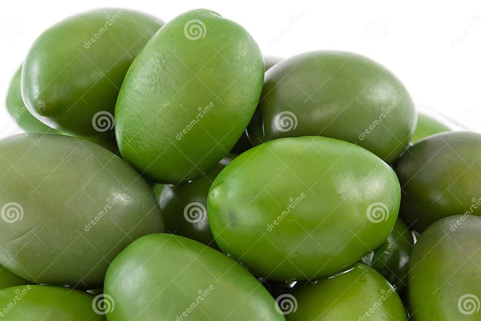 Giant green olives stock photo. Image of leaves, natural - 24541592
