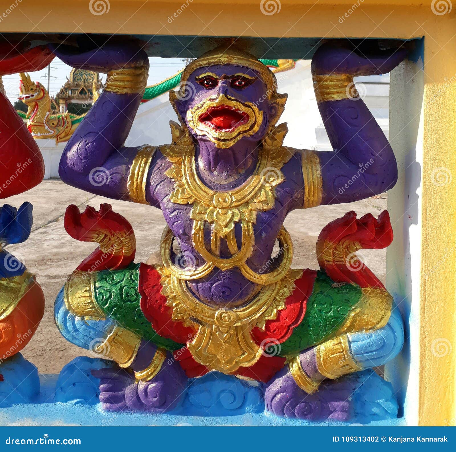 Giant Hanuman stock photo. Image of literature, hanuman - 109313402