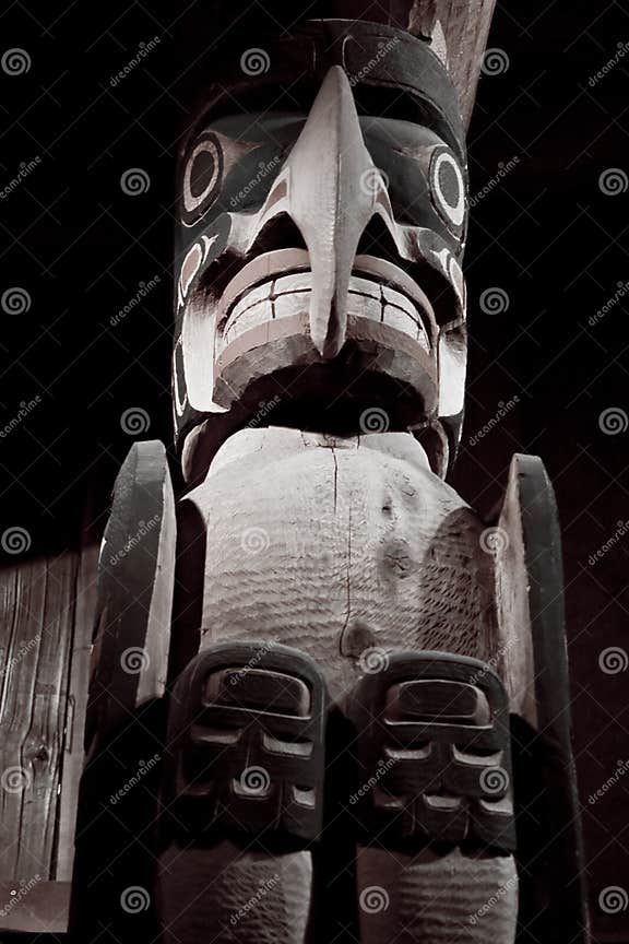 Giant Inuit Totem stock photo. Image of clan, ancient - 7544418